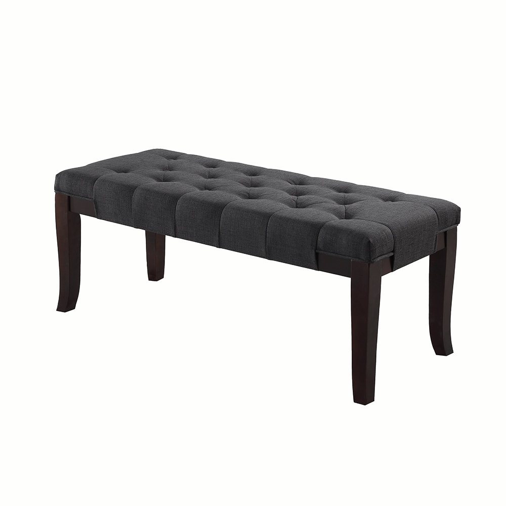 Red Barrel Studio® Tufted Fabric Bench | Wayfair