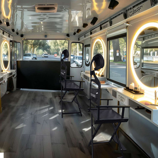 Arlmont & Co. Azriella Folding Director Chair with Cushions | Wayfair