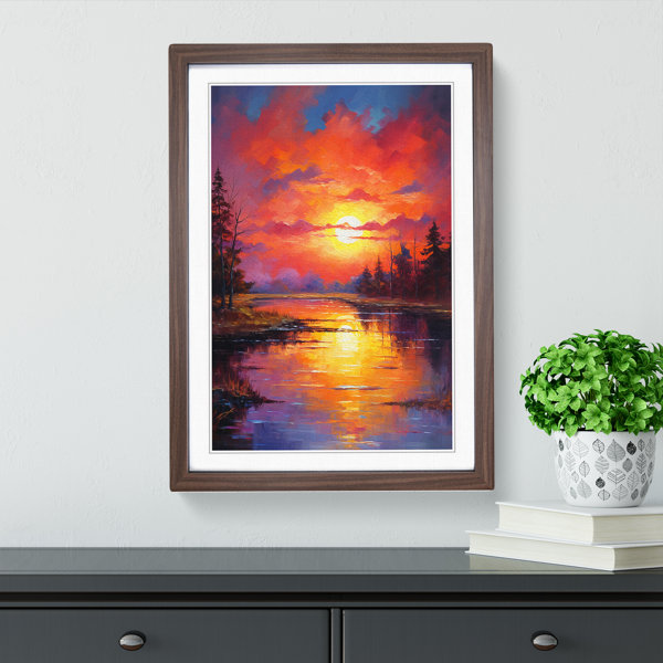 House of Hampton Sunset Impressionism No.2 | Wayfair.co.uk