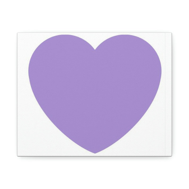 Latitude Run® Purple Heart - Unframed Illustration on Canvas | Wayfair
