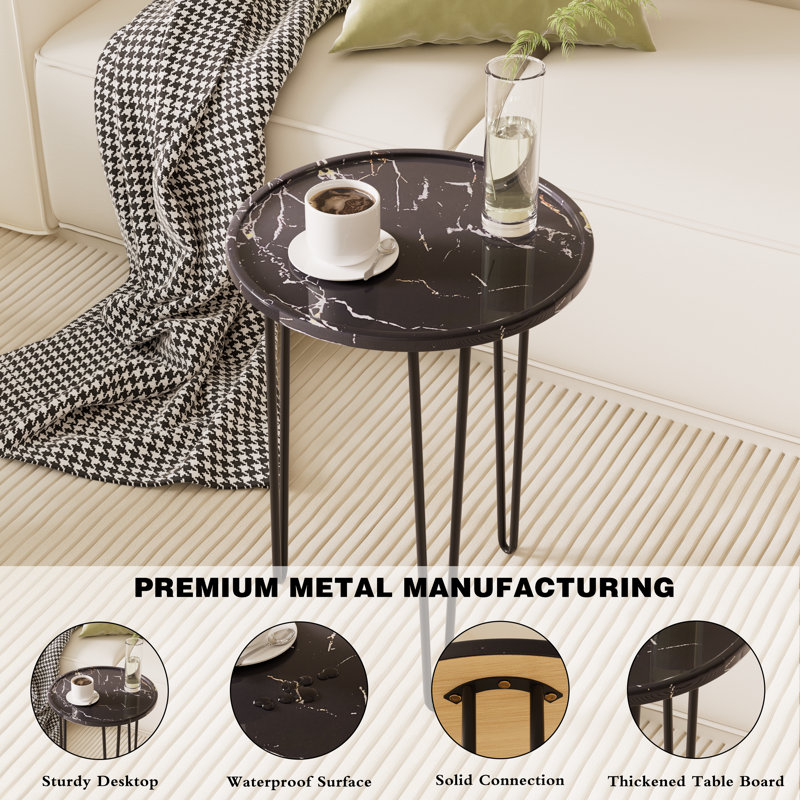 George Oliver Dier 21.5'' Tall Outdoor Modern Side Table & Reviews ...