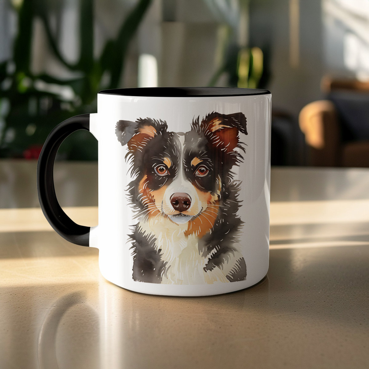 East Urban Home Set of 2 – Three Shiba Inu Artistic Watercolor 11oz ...