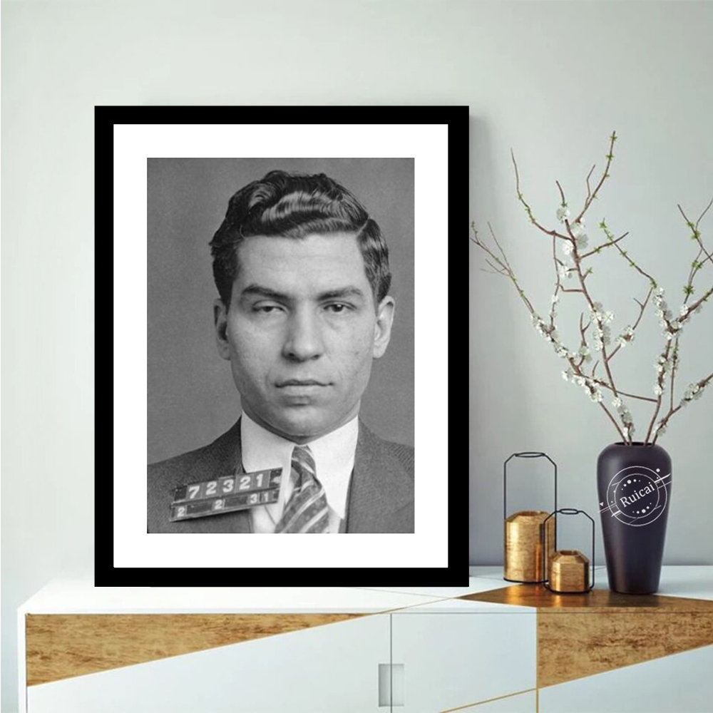 Venice Beach Collections Charles "lucky" Luciano 1936 Mugshot - 14x18 ...