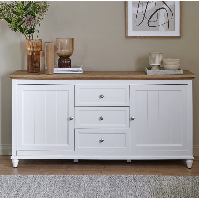 ClassicLiving Port 150 Cm Wide 3 Drawer Sideboard & Reviews | Wayfair.co.uk