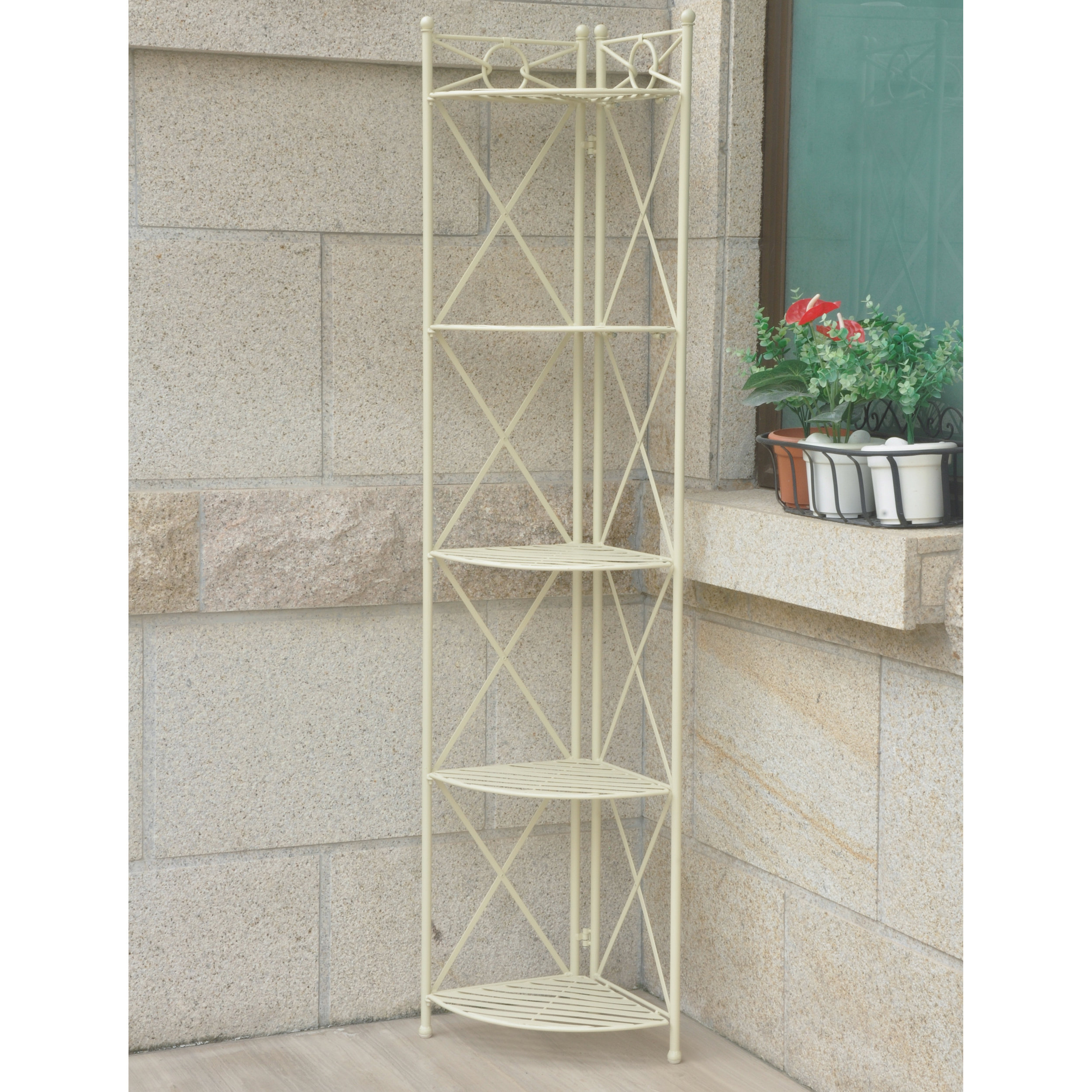 August Grove Harwich Wrought Iron Bakers Rack & Reviews | Wayfair