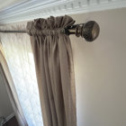 Fleur De Lis Living Solon Steel Rod And Resin Finial Adjustable Double ...