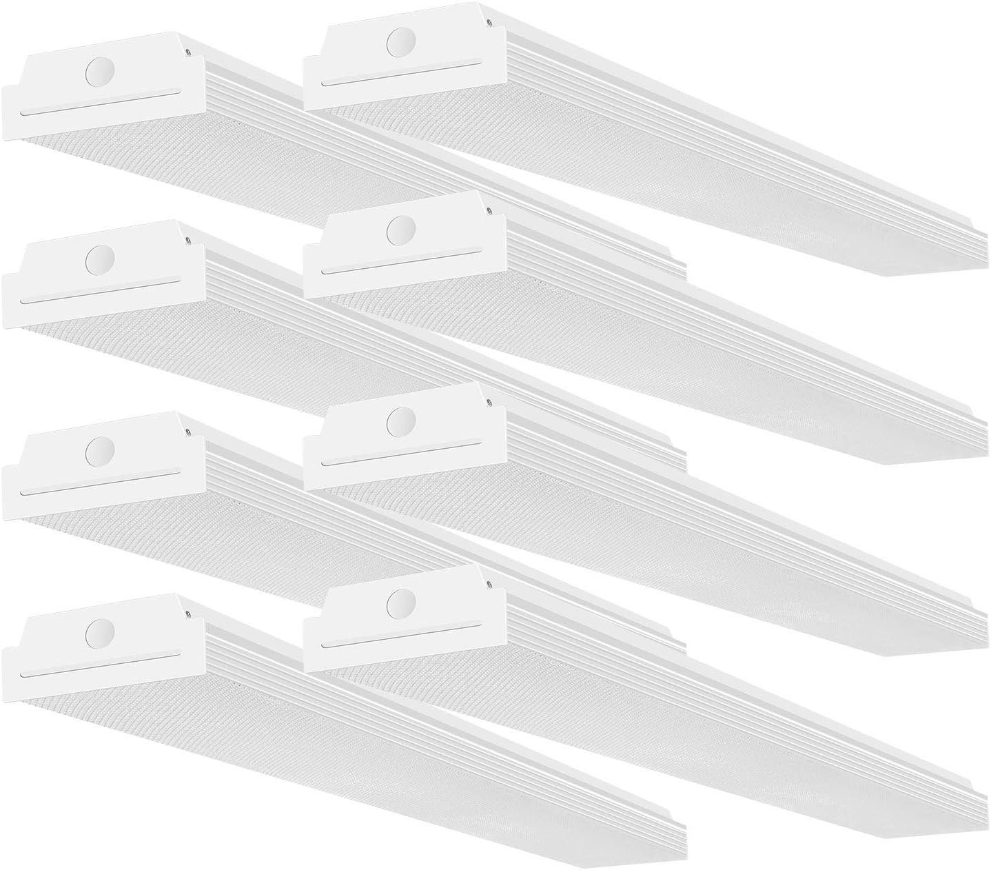Co-t 4Ft Led Wraparound Shop Light Fixture 4400Lm 40W 4000K Neutral ...