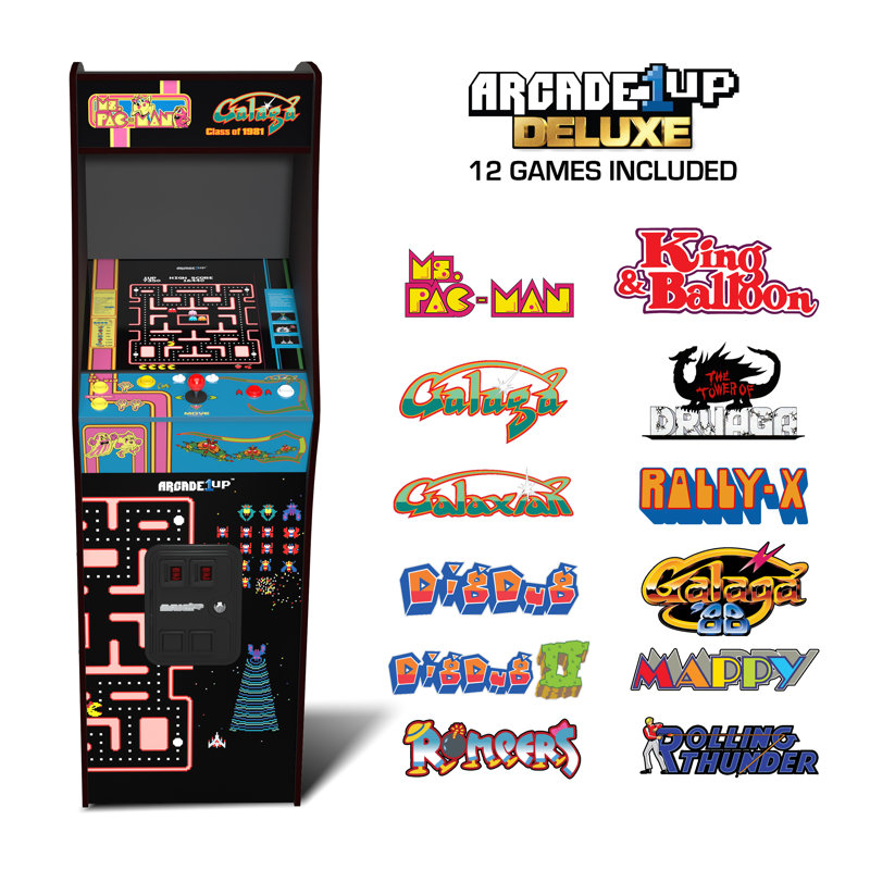 Arcade 1Up Arcade1up Ms. Pacman & Galaga 1981 Deluxe Edition & Reviews ...