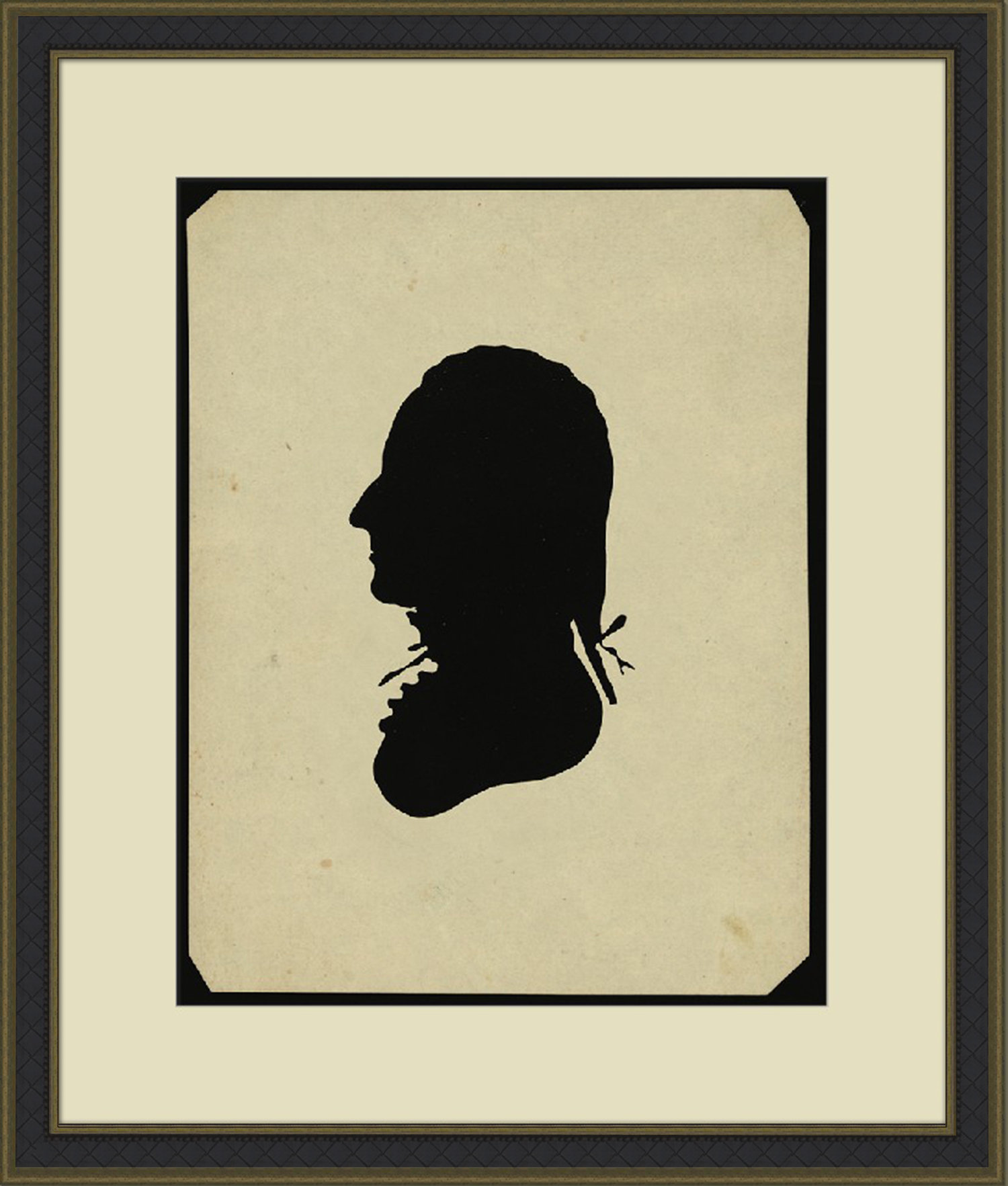 Wendover Art Group Colonial Male Silhouette 5 - Picture Frame Graphic ...