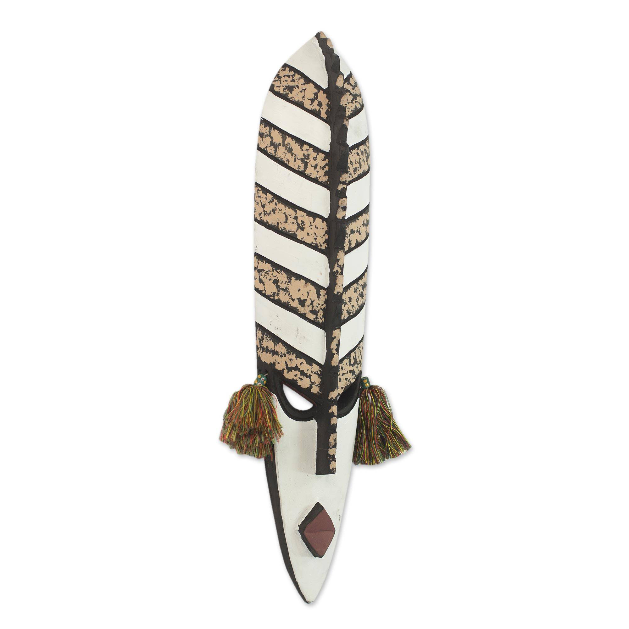 World Menagerie Esmai Belief in Oneself Akan Tribe Sese Wood Mask Wall ...