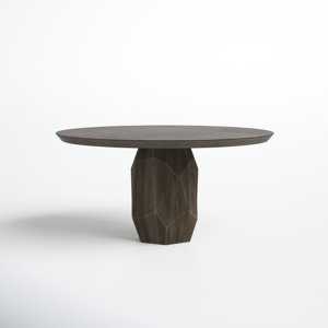 Joss & Main Modi Round Solid Wood Dining Table & Reviews | Wayfair