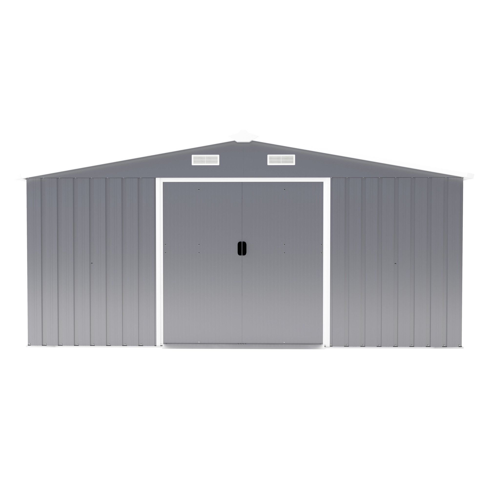 TUOXIN Metal Storage Building With 0.25mm Color Steel Plate, Protective ...