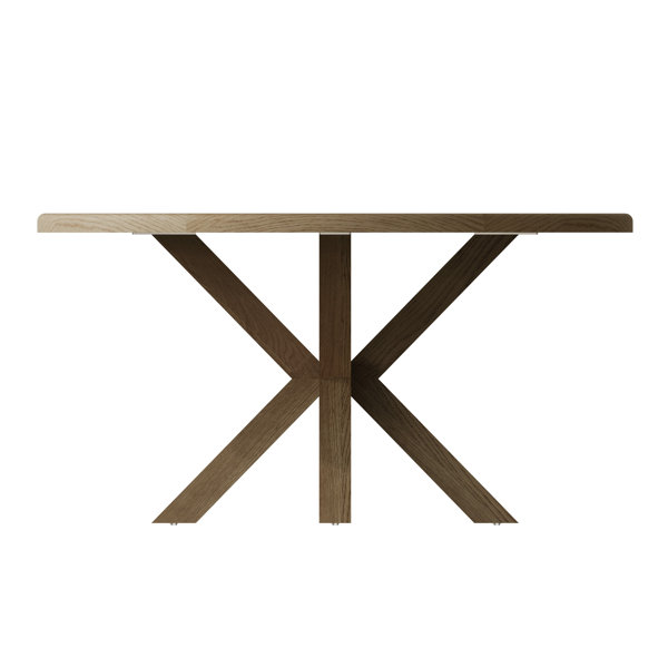 August Grove Round Solid Wood Dining Table | Wayfair.co.uk