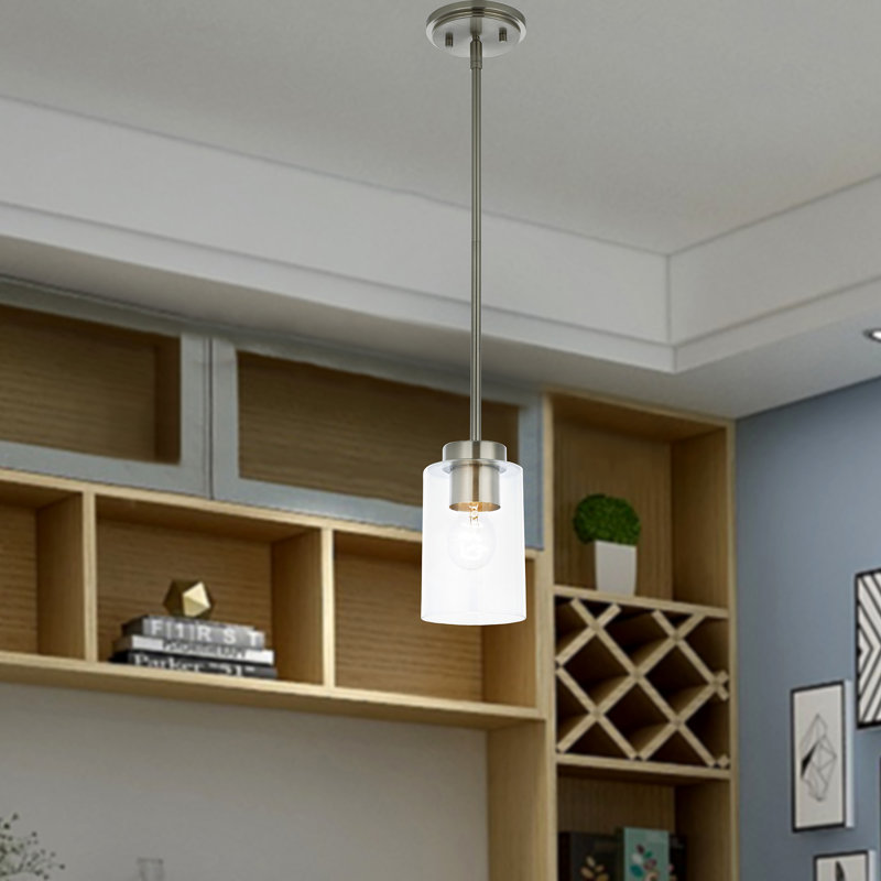 Latitude Run® 1 - Light Single Cylinder Pendant | Wayfair