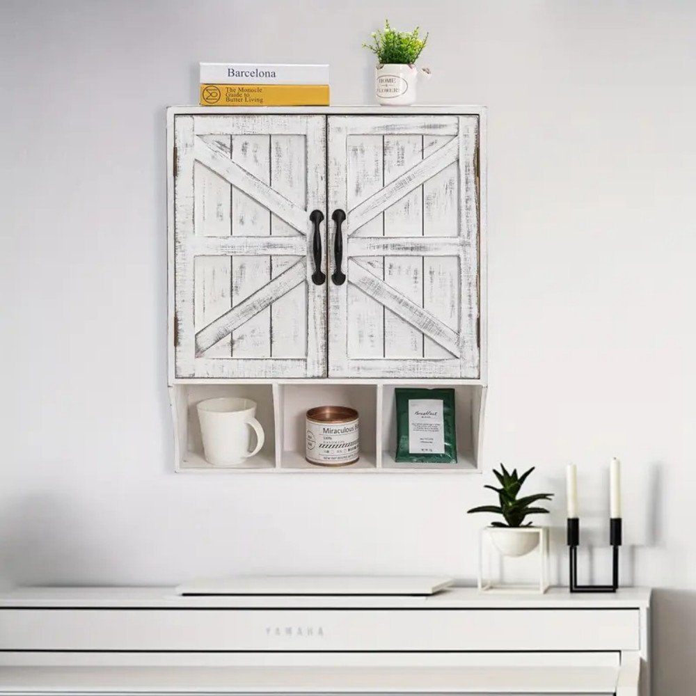 Ophelia & Co. Farmhouse Wall Mounted Storage Cabinet, Medicine Cabinet ...