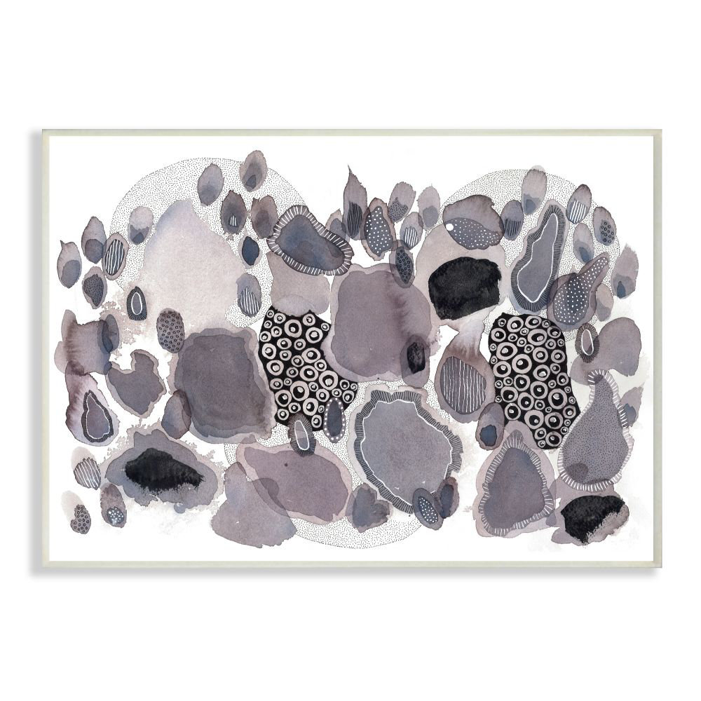 Orren Ellis Abstract Drip Circular by Kim Rupe - Painting Print | Wayfair