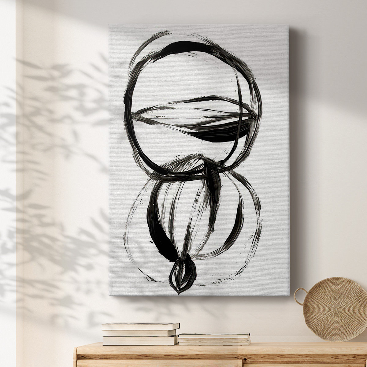 Wrought Studio™ Ink Pods II Framed On Canvas Print | Wayfair