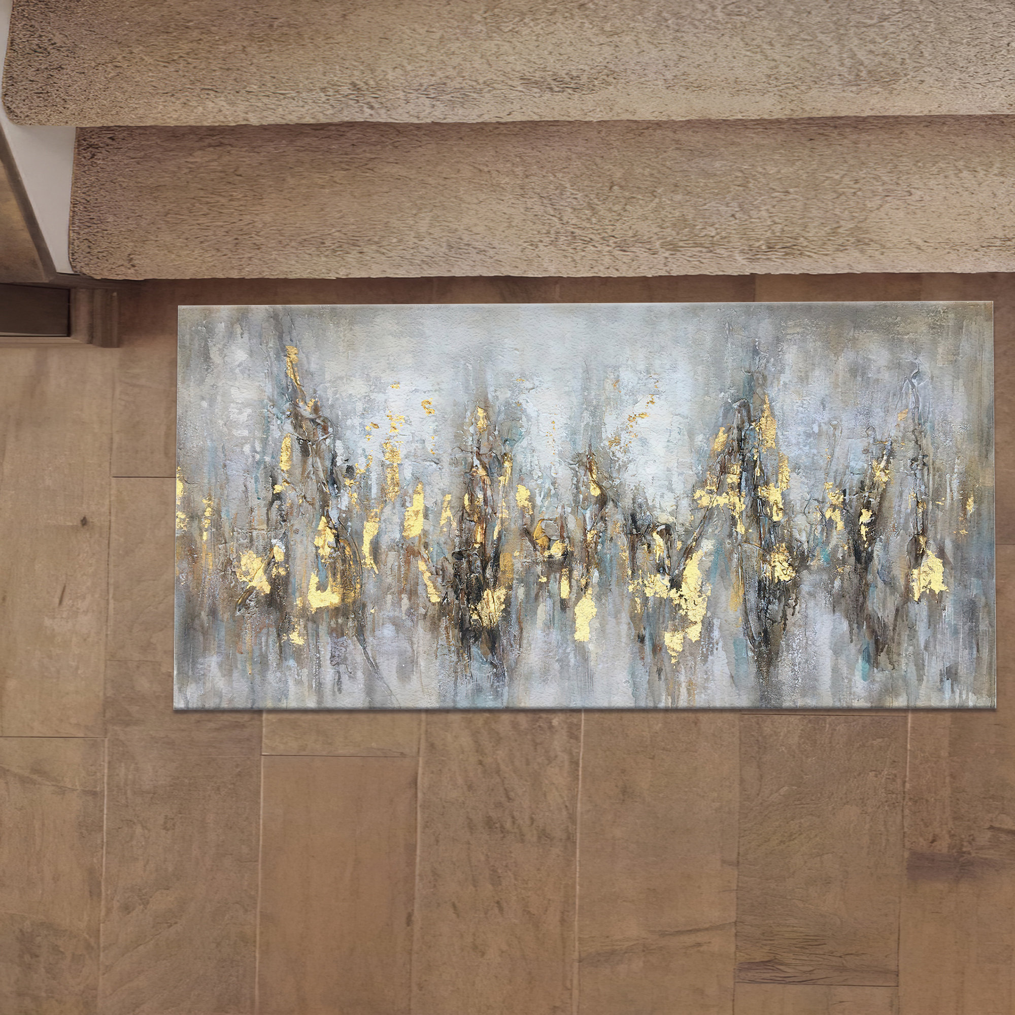 Mercer41 Floral Symphony: Large Soft Pile Printed Rug with Enchanting Blossom Pattern Ideal for ...