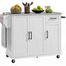 Lark Manor™ Kitchen Island With Storage,Rolling Kitchen Island On ...