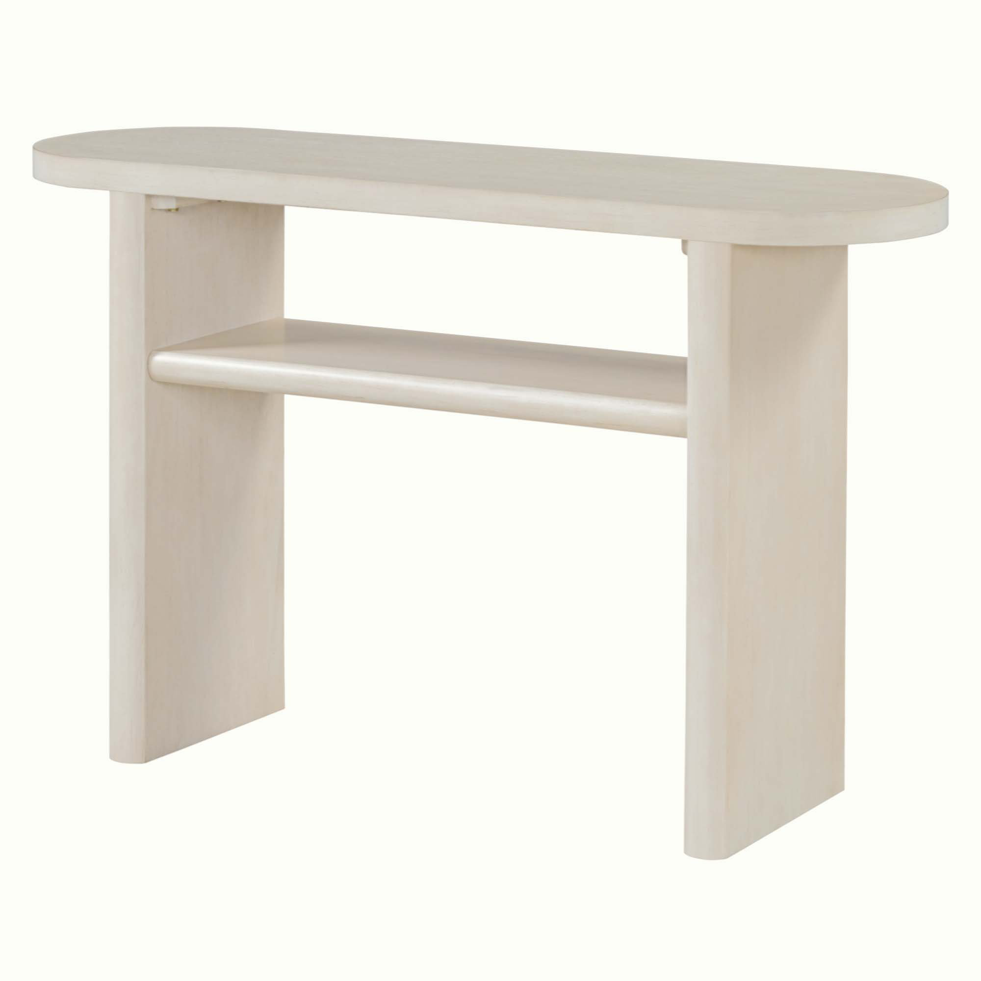 Latitude Run® Elegant Minimalist Console Table With Rounded Edges And ...