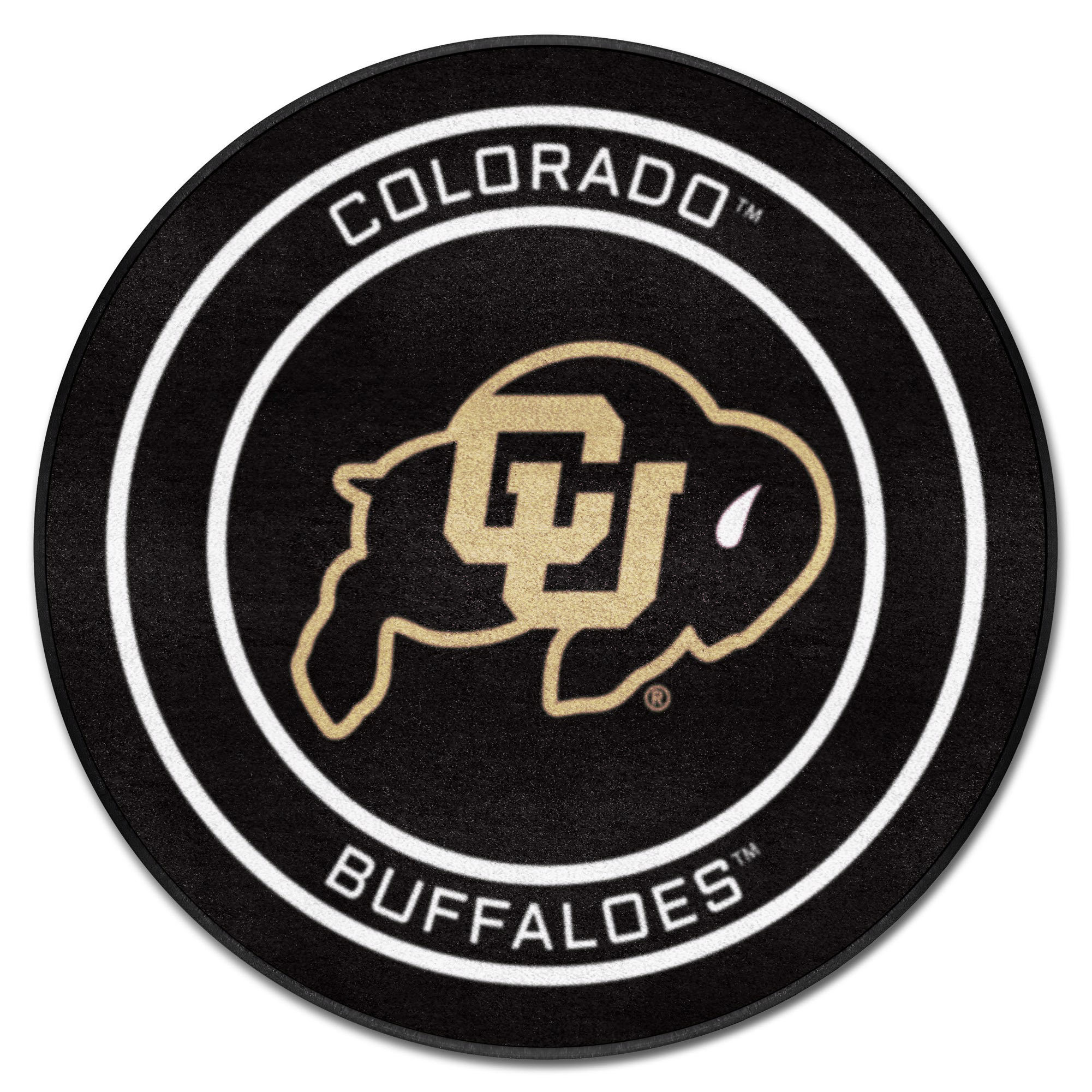 FANMATS Colorado_Colorado Hockey Puck Rug - 27In. Diameter | Wayfair
