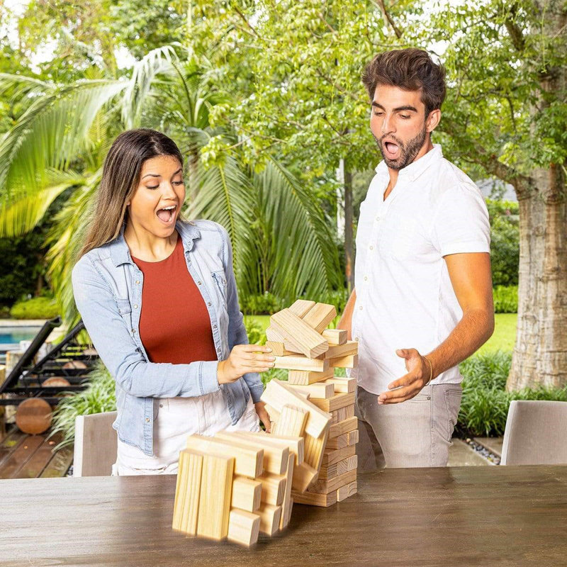 Pool Candy Yardcandy Stars & Stripes Wooden Stacking Game | Wayfair