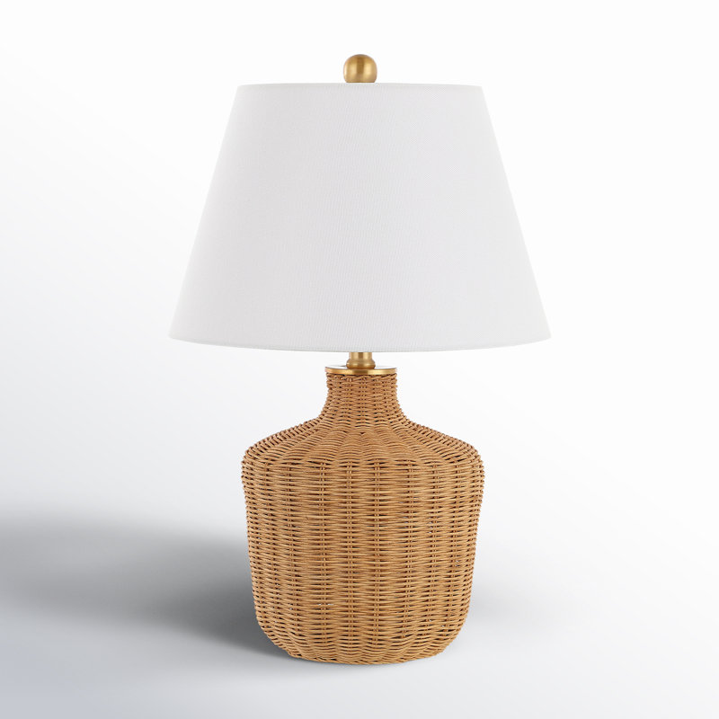Birch Lane™ Nabila Rattan Table Lamp & Reviews | Wayfair