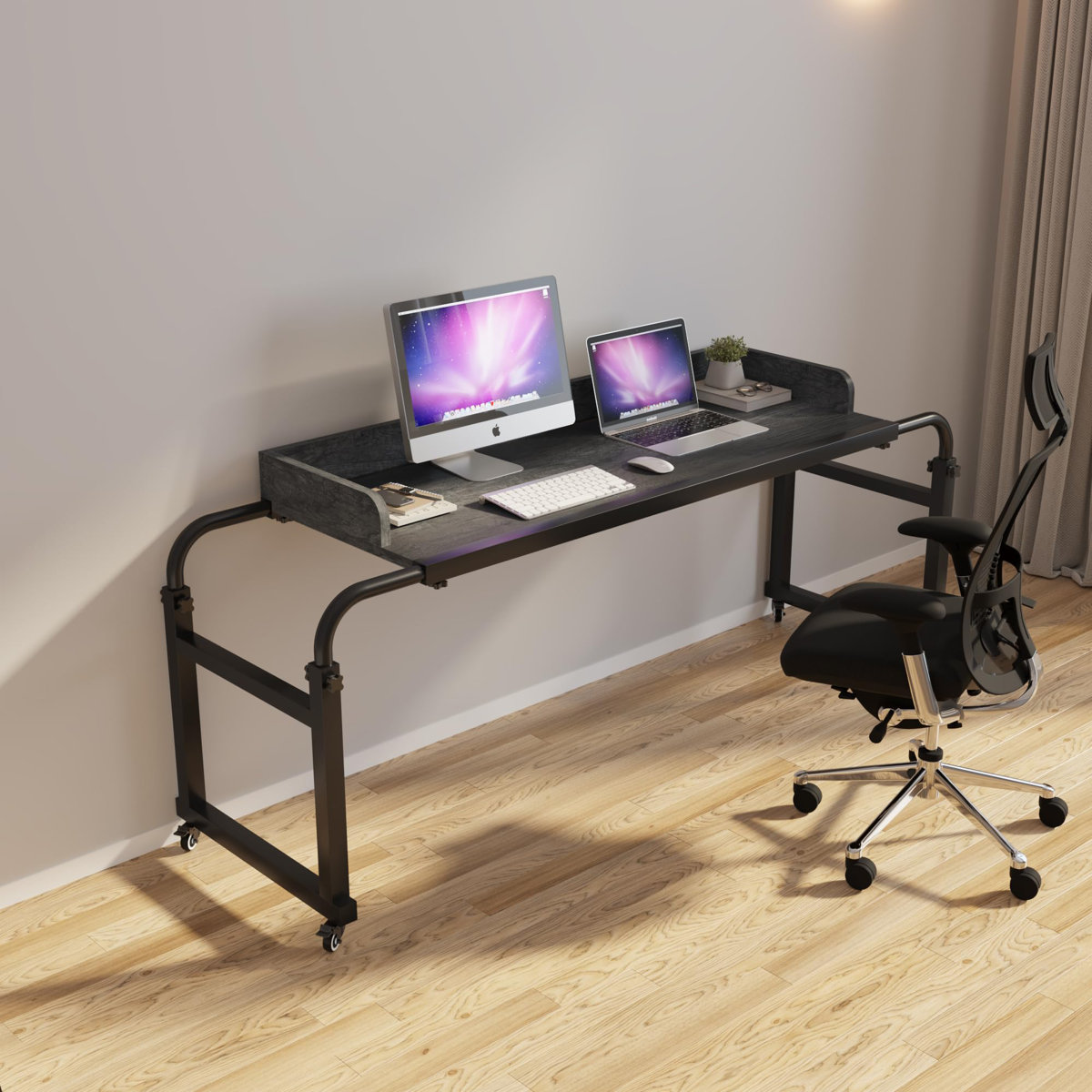 17 Stories Overbed Table With Wheels Overbed Desk Over Bed Desk King ...