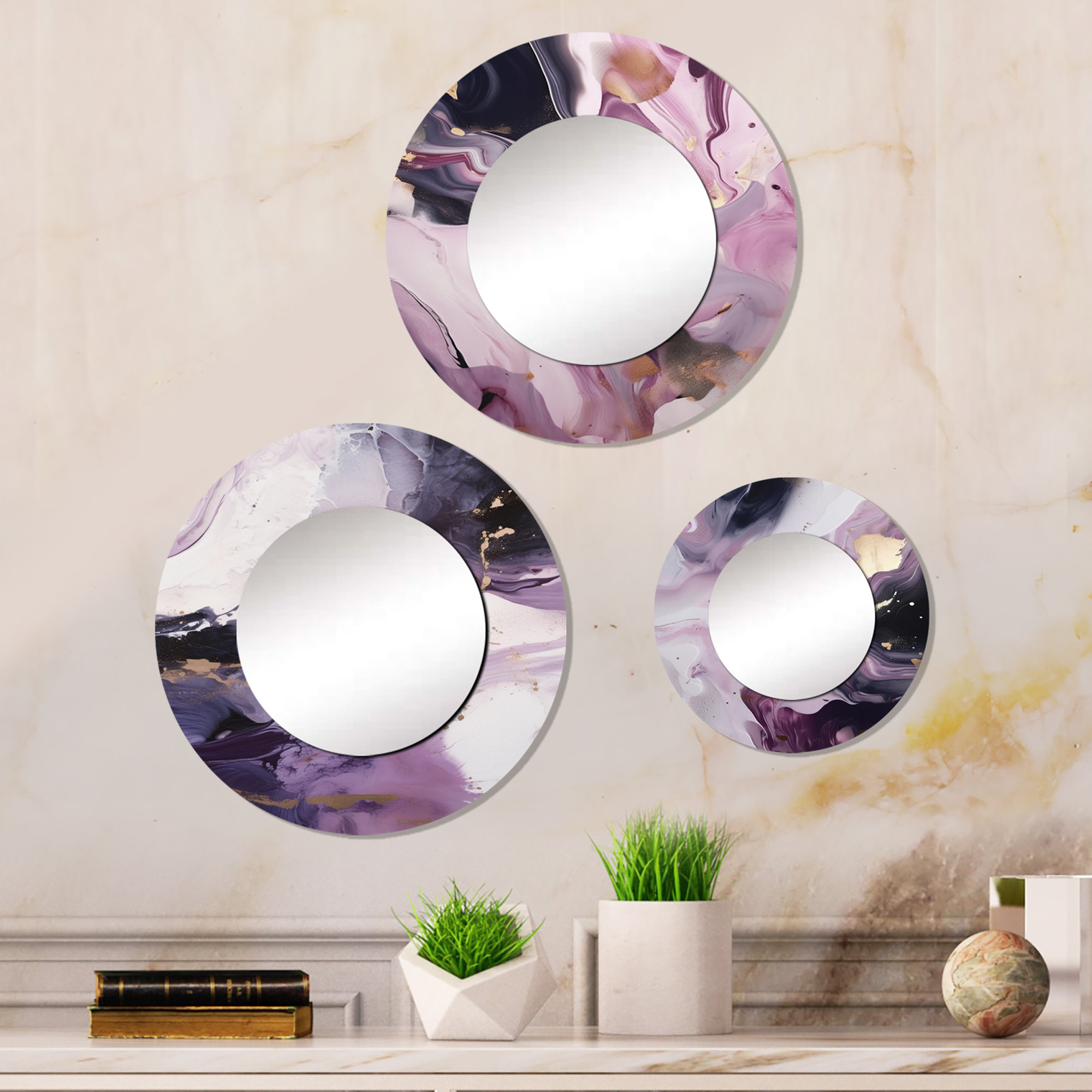 East Urban Home Dishti Mirror | Wayfair