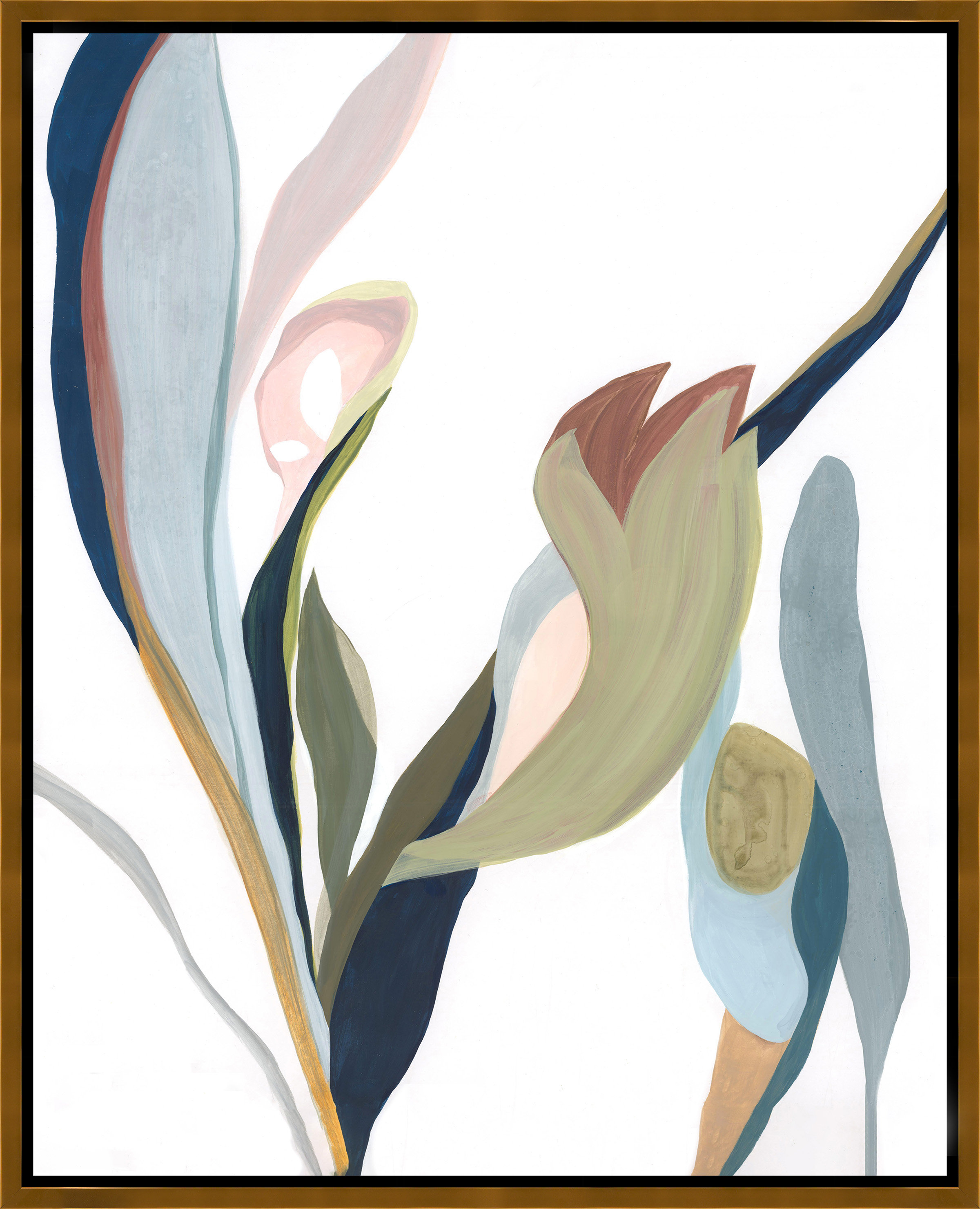Chelsea Art Studio Giselle Kelly First Petals II Framed On Canvas by ...