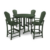 POLYWOOD® Palm Coast 5-Piece Round Bar Set | Wayfair