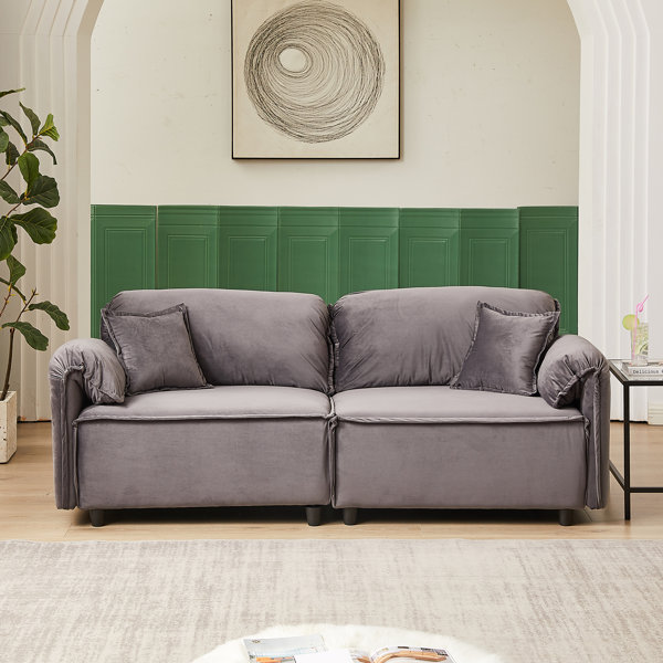 Winston Porter Serae 78.85'' Velvet Sofa | Wayfair