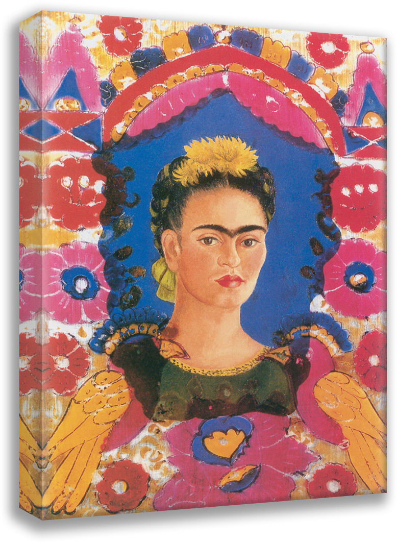 Lark Manor™ Self Portrait (The Frame) by Frida Kahlo Gallery Wrapped ...