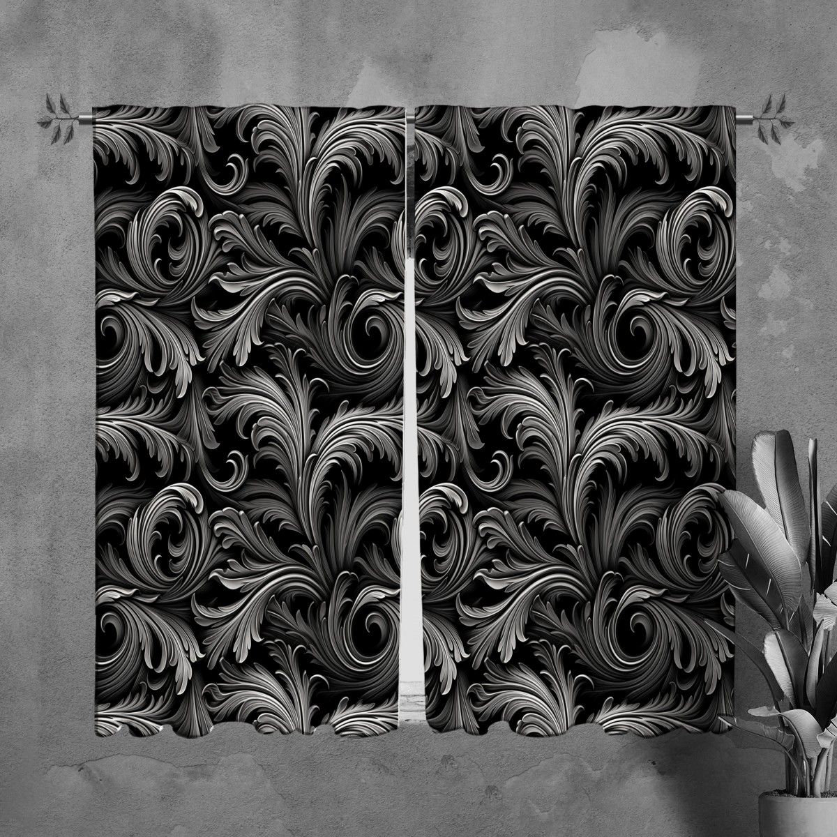 East Urban Home Mikila Polyester Room Darkening Curtain Pair | Wayfair