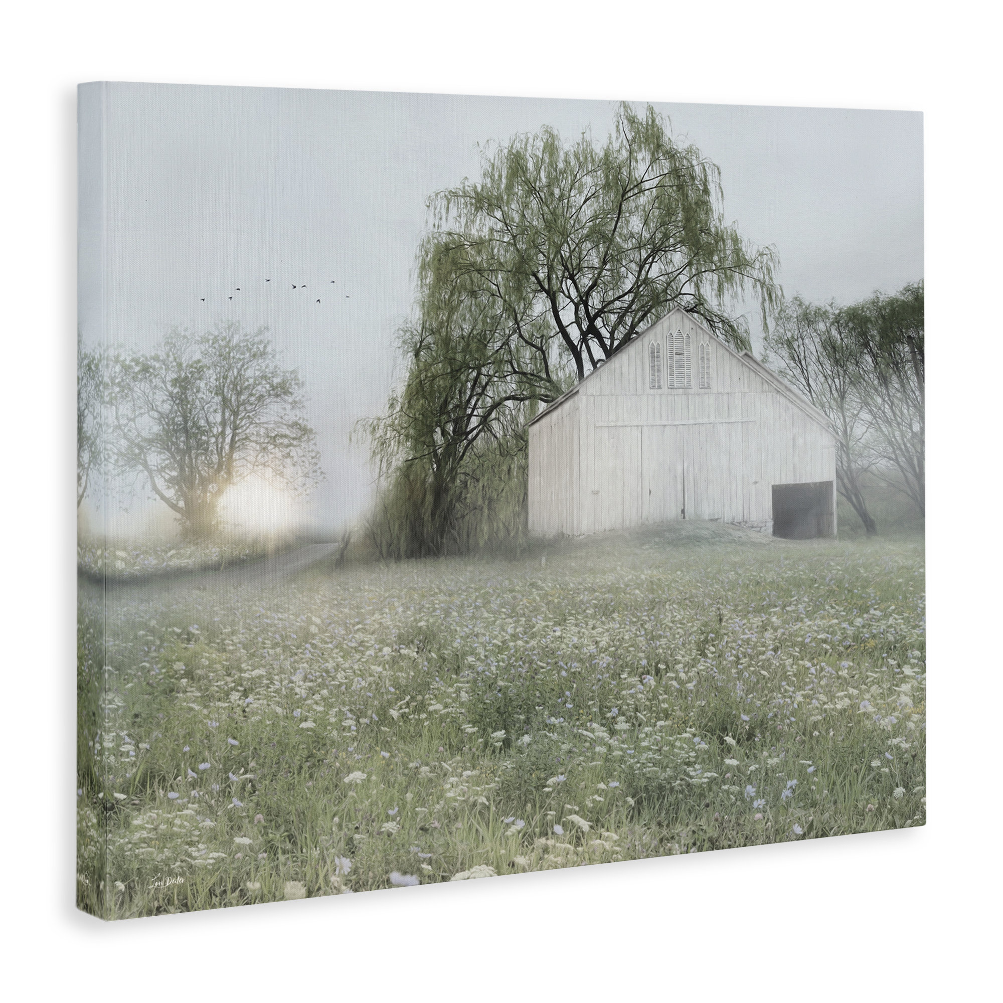 August Grove® Drooping Trees Meadow Canvas Wall Art by Lux + Me Designs ...