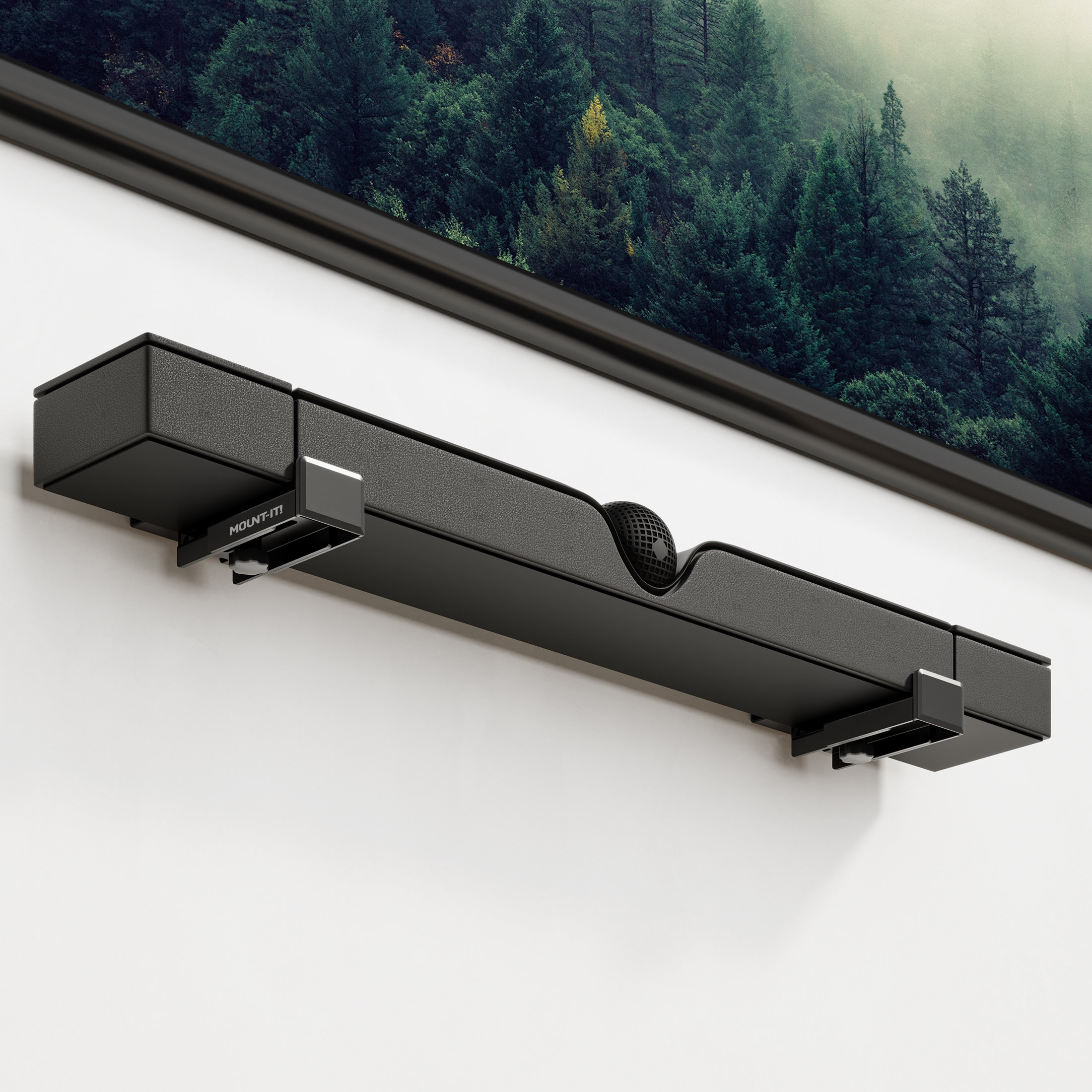 Mount-it No Stud Sound Bar Wall Mount, Black & Reviews | Wayfair