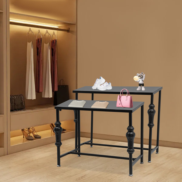 Red Barrel Studio® Industrial Retail Display Tables Standing Clothing ...