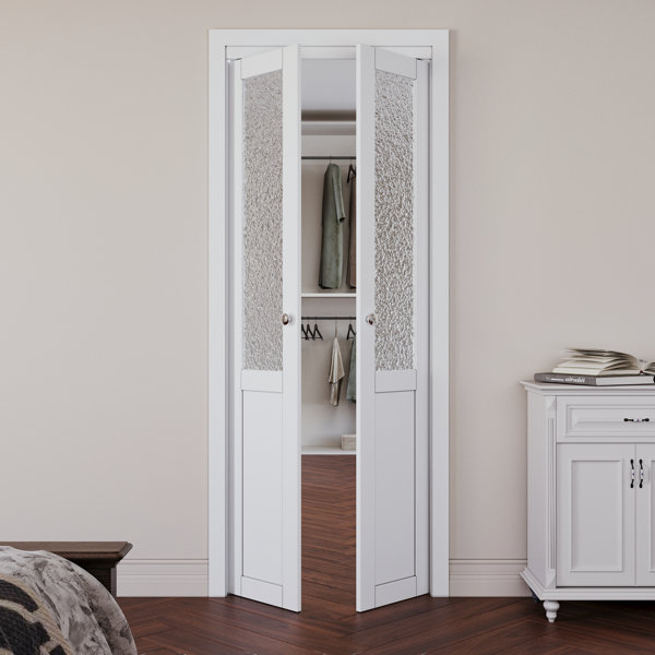 ARK DESIGN Glass And Manufactured Wood French Door With Hardware Kit ...