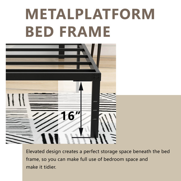 Alwyn Home 18'' Platform Bed & Reviews | Wayfair