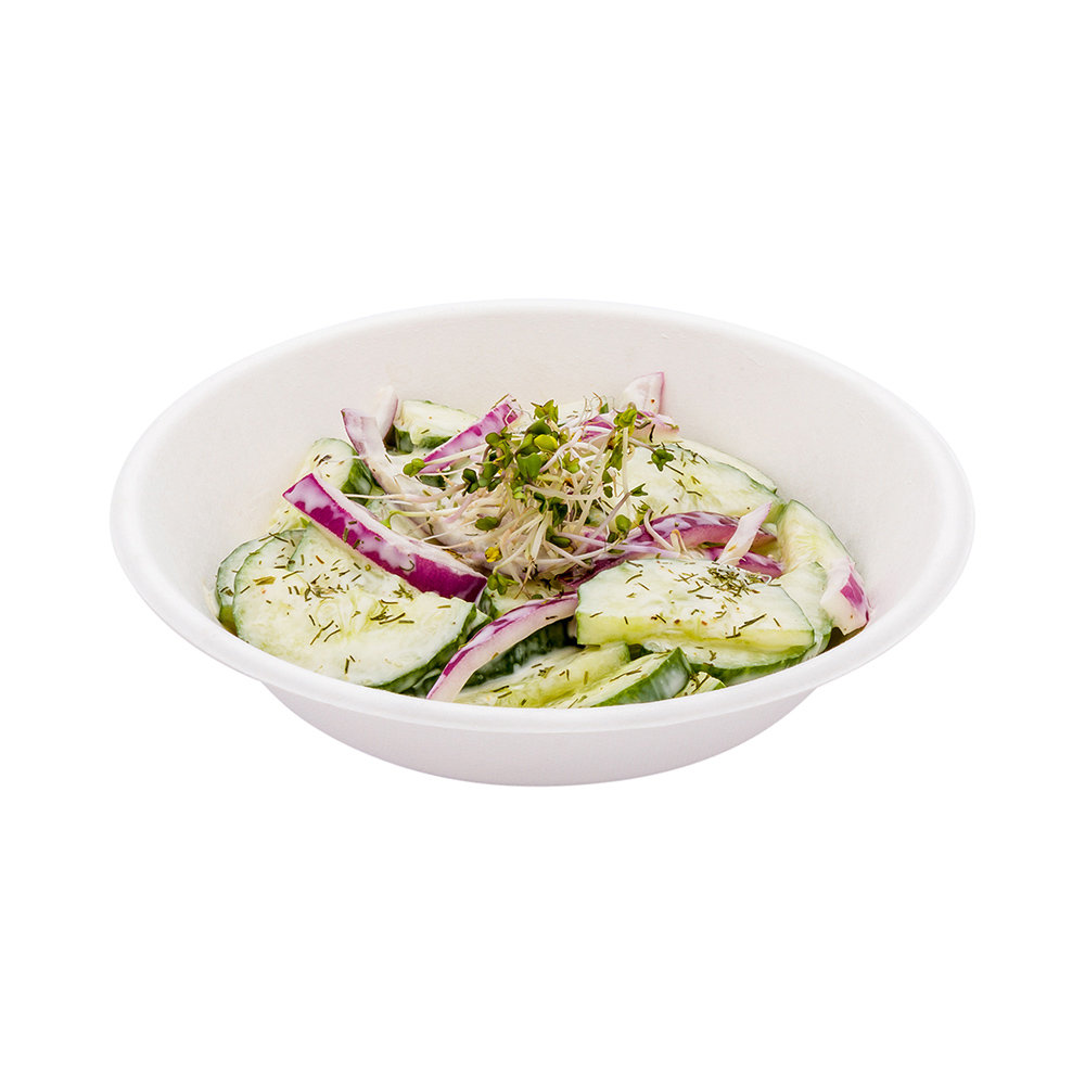 Restaurantware-Pulp Tek 16 Ounce Disposable Rice Bowls, 100 Microwave-Safe Sugarcane Bowls - And ...