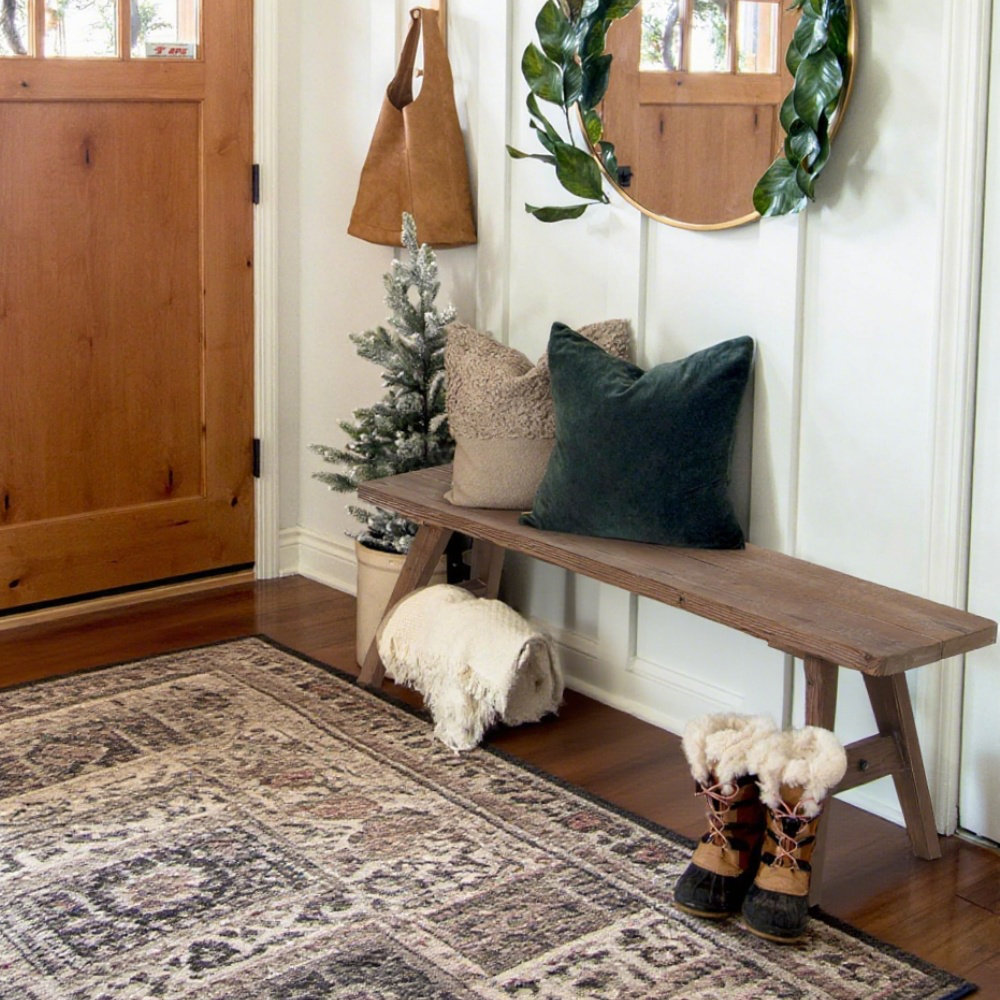 Laurel Foundry Modern Farmhouse® 47" Farmhouse Wood Bench, Dining Room ...