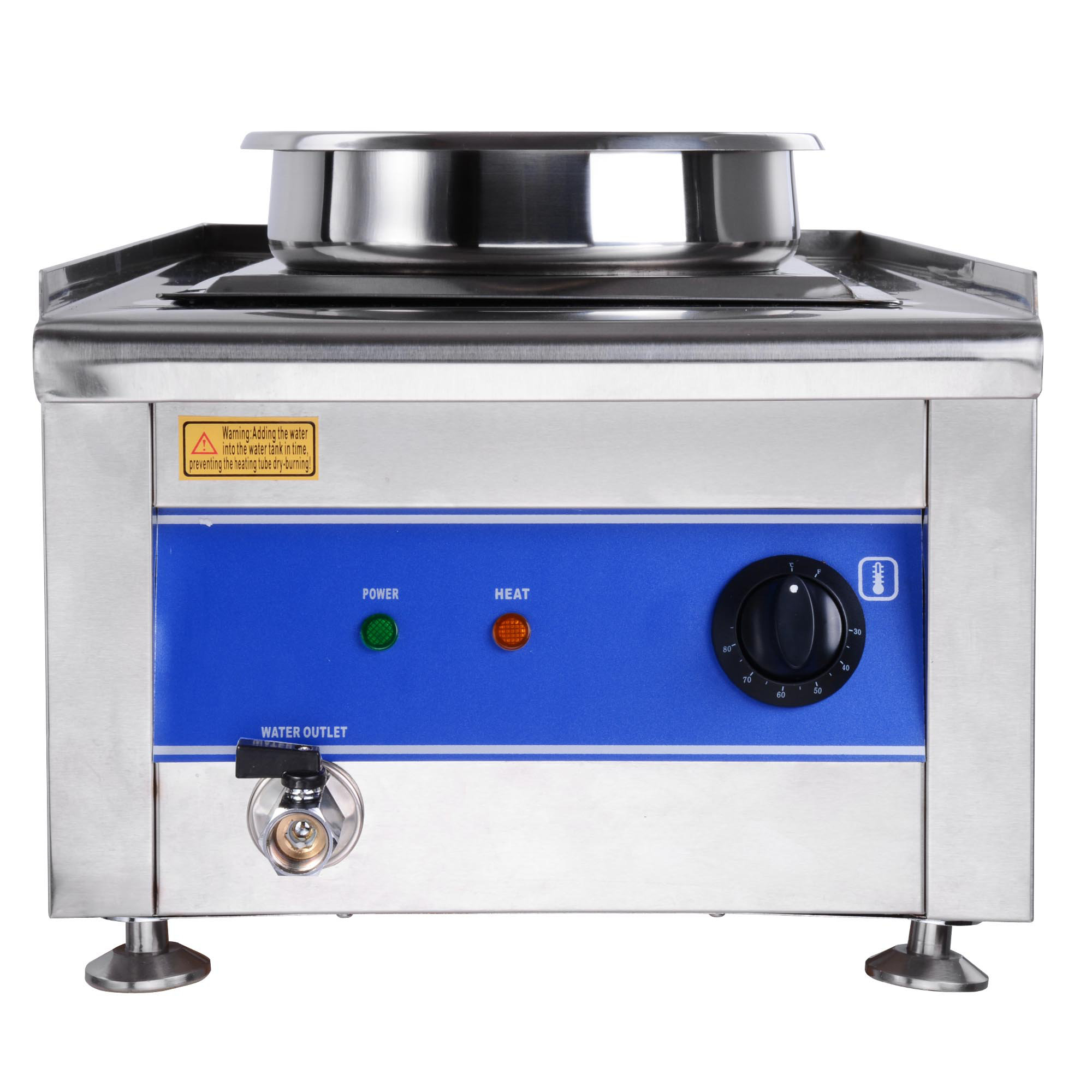 Prep & Savour WeChef 1200W Dual Pots Countertop Food Warmer Stainless ...
