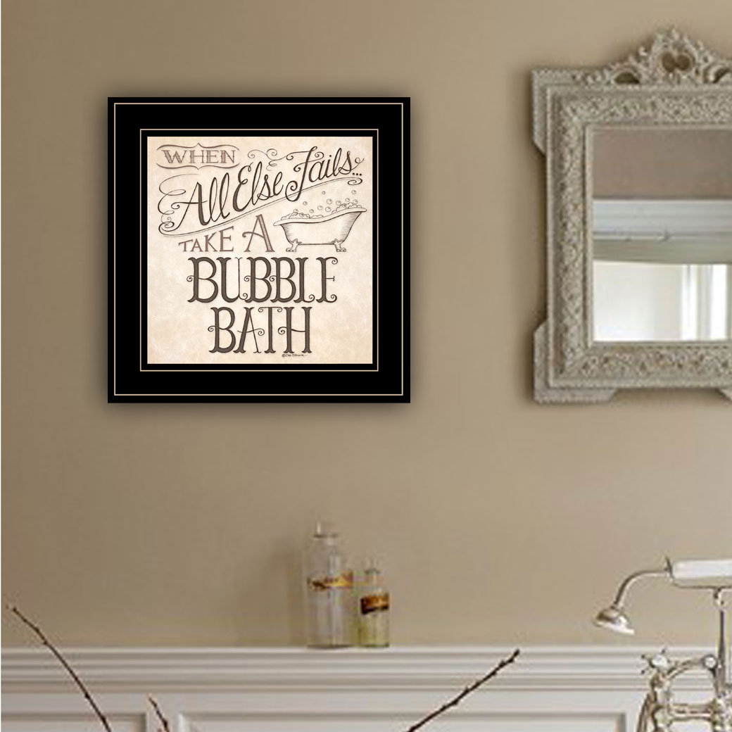 Gracie Oaks When All Else Fails Framed Wall Art for Living Room, Home ...