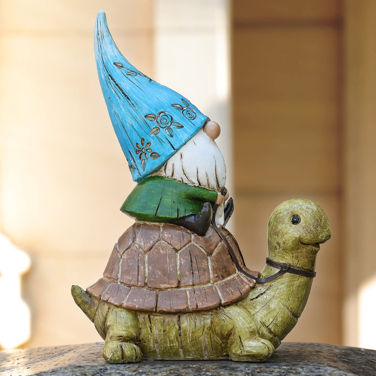 Lark Manor Statue de nain de jardin extérieur pour un décor charmant ...