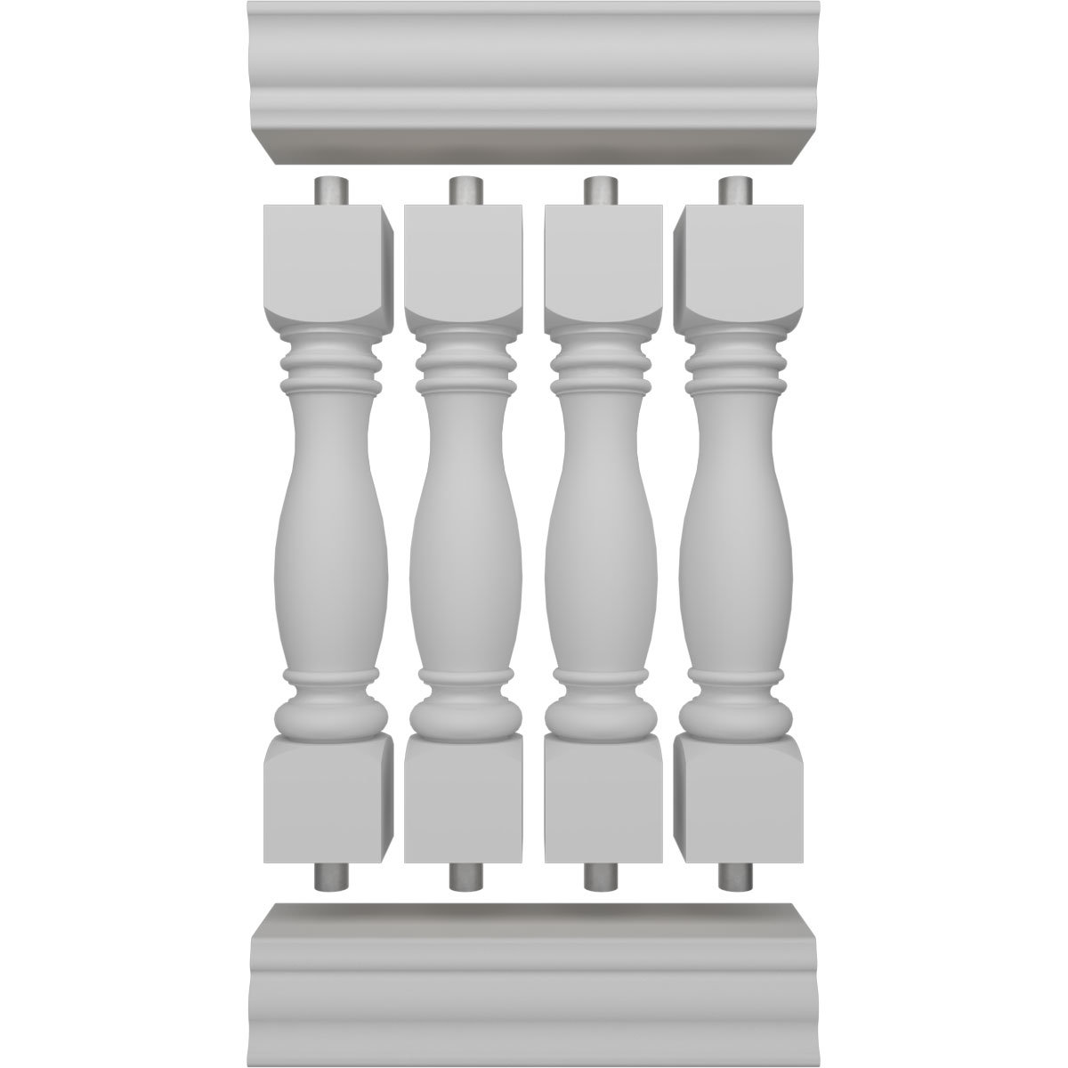 Ekena Millwork Embassy Composite Stair Railing | Wayfair