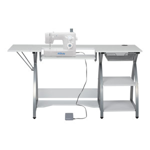 Sew Ready 56.75'' x 23.5'' Sewing Table with Sewing Machine Platform ...