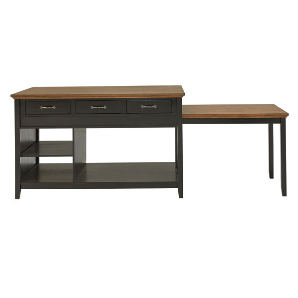 Kingstown Home Spadina Wood Kitchen Island & Reviews | Wayfair