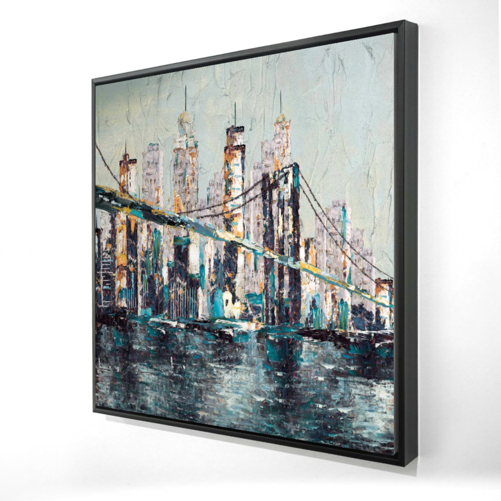 Latitude Run® " Abstract And Texturized Bridge " | Wayfair