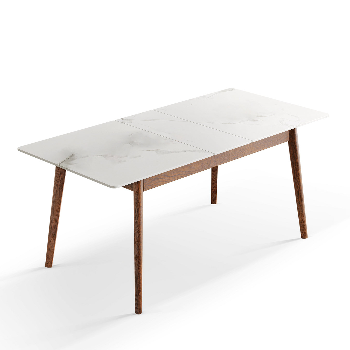 George Oliver Krell Solid and Slate Round Corner Diagonal Leg ...