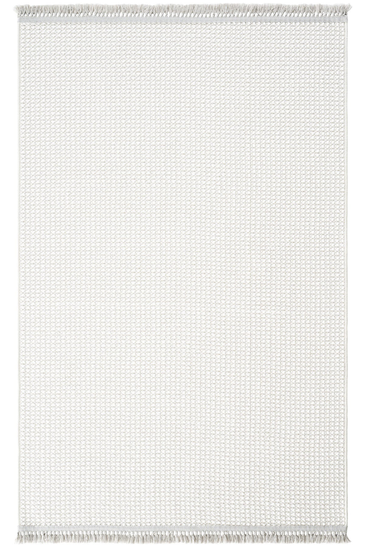 Hokku Designs Vera Cream Soft and Shiny Textured Cut Pile Rug | Wayfair